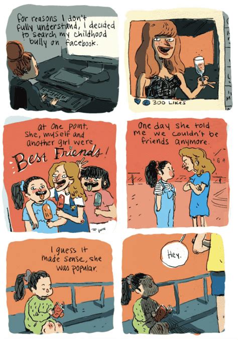 Artists Comic About Finding Her Bully On Fb Will Give You All The Feels