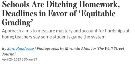 Equitable Grading Means Mediocre Education Big Stick Physics
