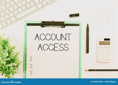 Conceptual Caption Account Access Business Approach Having Permission