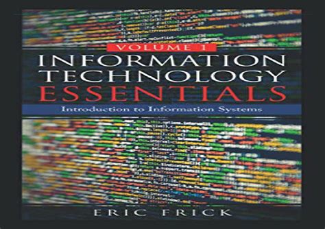 Ppt Pdf Information Technology Essentials Volume 1 Introduction To Information Syst