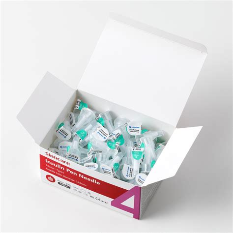 Sinocare Insulin Pen Needles 32g 4mm Box Of 100