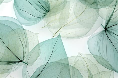 Premium AI Image Abstract Leaves Mesh
