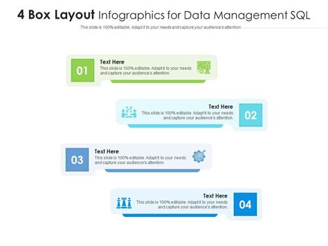Box Layout For Data Management SQL Infographic Template Presentation Graphics Presentation