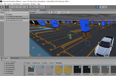 Usp Project Loaded Within The Unity Environment Download Scientific
