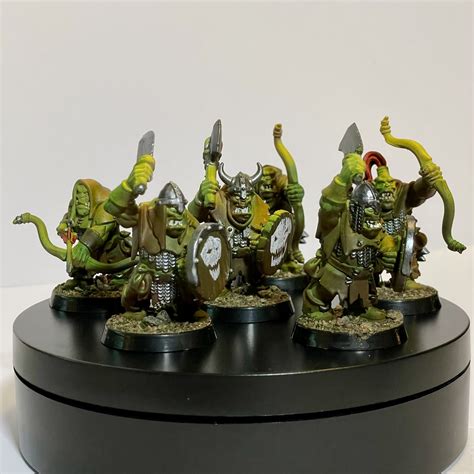 3D Printable Orc Warriors With Hand Weapons And Spears Highlands