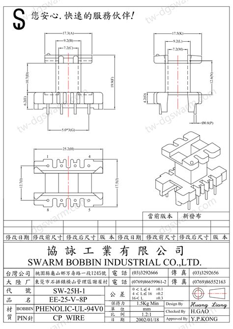 sw 25h 1 ee 25 v 8p 东莞协荣塑胶制品