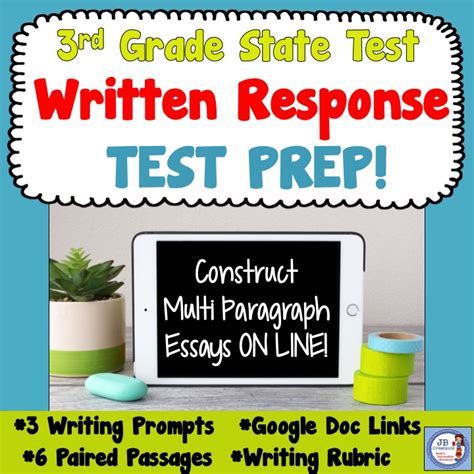 3rd Grade Written Response Prep For Language Arts State Test Made By Teachers