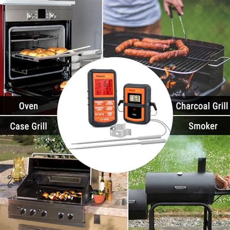 Thermopro Tp08 300ft Wireless Meat Thermometer For Grilling Smoker Bbq