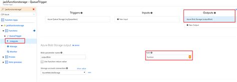 C How To Bind The Storage Blob Name Dynamically From A Particular