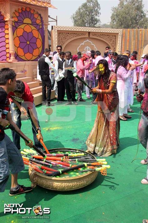 Television Stars At Holi Party Photo Gallery