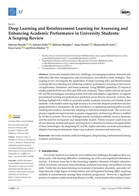 Pdf Deep Learning And Reinforcement Learning For Assessing And