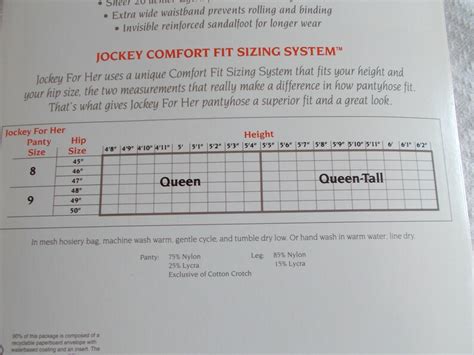 Vintage 1992 Nos Queen Size Jockey For Her White Pantyhose Etsy