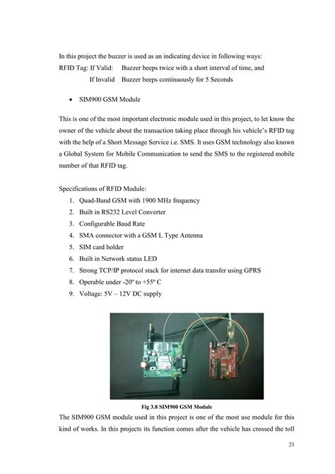Project Report Rfid Based Automated Toll Collection System Using Arduino Amity University