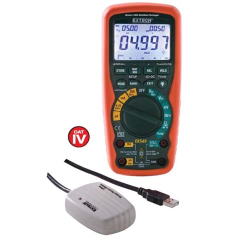 Extech Ex542 12 Function Wireless True Rms Industrial Multimeter
