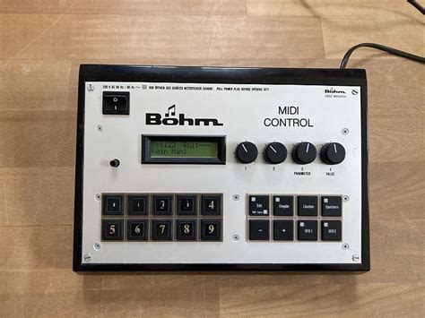 BÖhm Midi Control Super Rare German Vintage Highly Reverb