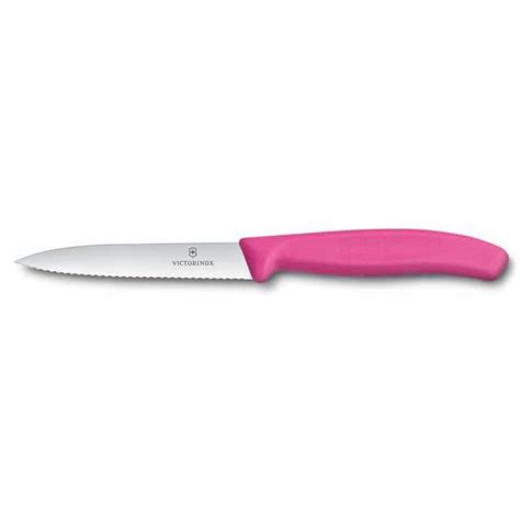 Paring Knife Victorinox Cm Wavy Bergigi Pisau Dapur Shopee Malaysia