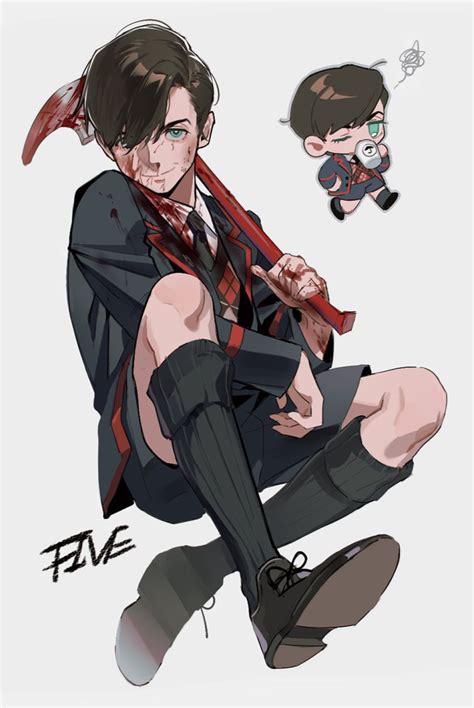 Number Five The Umbrella Academy Drawn By Qin7833198 Danbooru