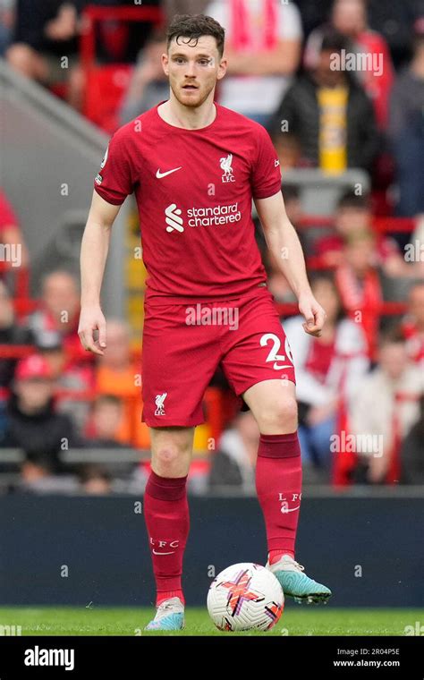 Andrew Robertson 26 Of Liverpool During The Premier League Match