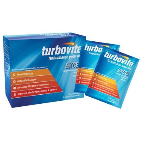 Turbovite Excel Sachets 20s Buy Online In South Africa