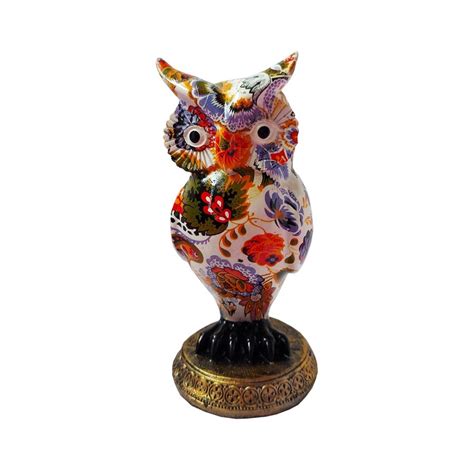 Statueta Decorativa In Forma De Bufnita 18 Cm 1120aa Emagro