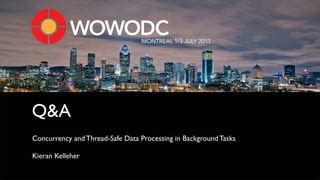 Concurrency And Thread Safe Data Processing In Background Tasks PPT