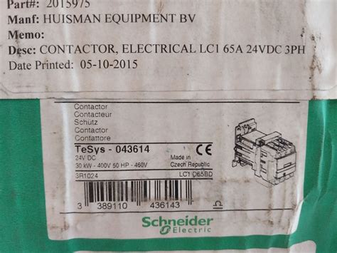Schneider Electric Lc1d65 Contactor Aeliya Marine Tech®
