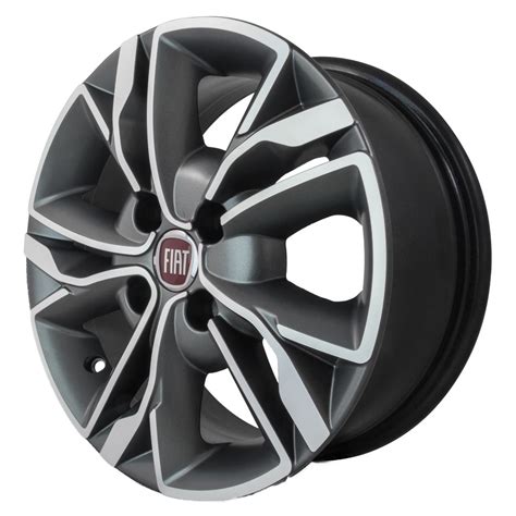 Jogo De Rodas Fiat Uno Way Sporting Aro 14 X 6 0 4x98 ET35 R88 Grafite