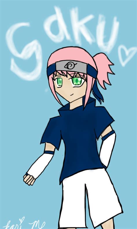 Sakura In Sasukes Genin Clothes By Hanaharuno On Deviantart