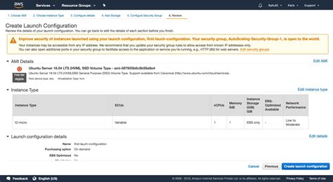 how to setup ec2 auto scaling group asg on aws