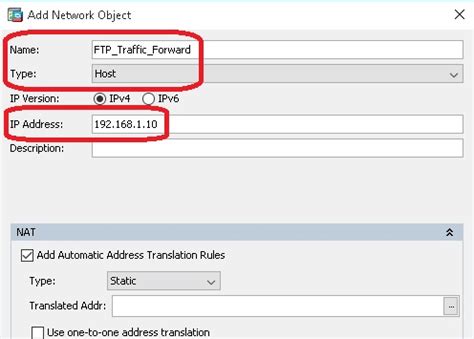 Knowledge Area Cisco ASA Port Forwarding Outside To Inside ASDM