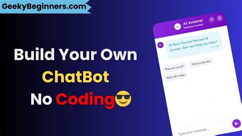 Build Your Own ChatBot without Coding using #deepseek #coding #chatbot #ai - YouTube