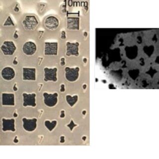 The Grid Template With Spatially Non Repeating Patterns A Silicon Grid