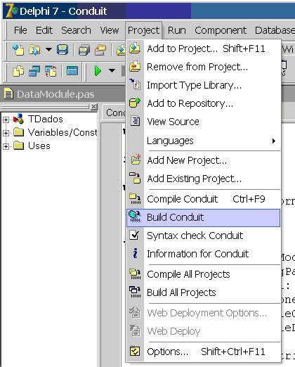 Palm Tutorial Para Desenvolvimento De Conduits Em Delphi
