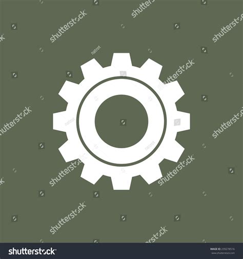 Cogs Gears Icon Vector Stock Vector Royalty Free Shutterstock