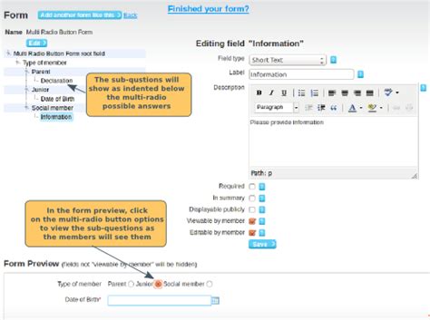 How Multi Radio Buttons Work And Examples Of How They Can Be Used
