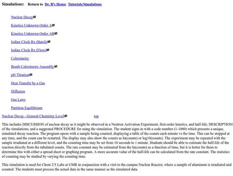 Chemistry Tutorials And Simulations Website For 9th 10th Grade Lesson Planet
