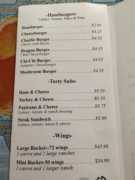 Long Wongs Menu Menu For Long Wongs Midtown Phoenix Urbanspoon Zomato