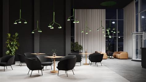 Curve Cluster Chandelier By Front For Zero Lighting