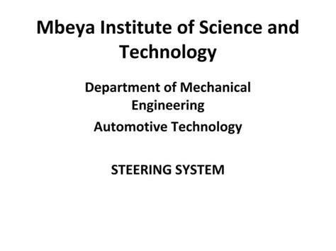 Steering Systempdf