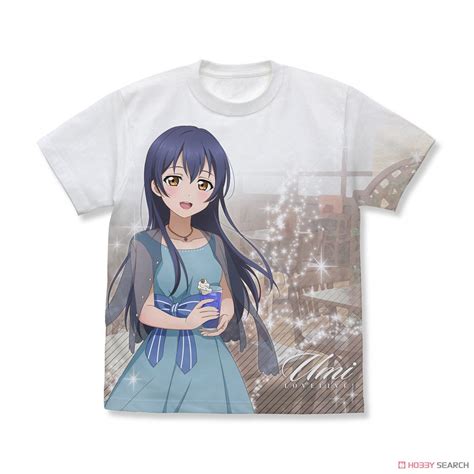 ラブライブ！ 園田海未 フルグラフィックtシャツ パーティードレス Ver 白 S キャラクターグッズ 商品画像1