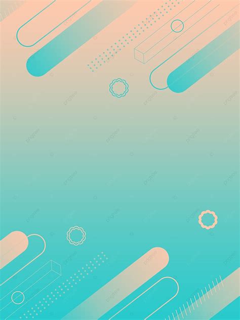 Warm Color Fresh E Commerce Circle Gradient Line Technology Poster