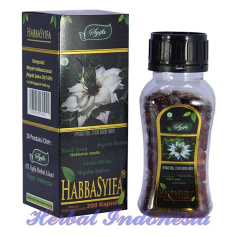 Habbasyifa Minyak Habbatussauda Black Seed Oil Kapsul Shopee Indonesia