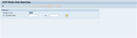 Isjp Md Sap Tcode Master Data For Invoice Summary