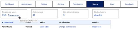 How To Create A New Mediawiki User Account Prowiki Help Center