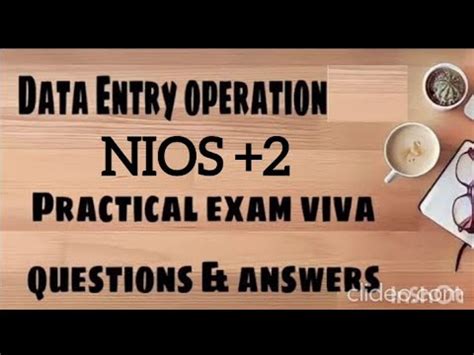 Nios Plustwo Data Practical YouTube