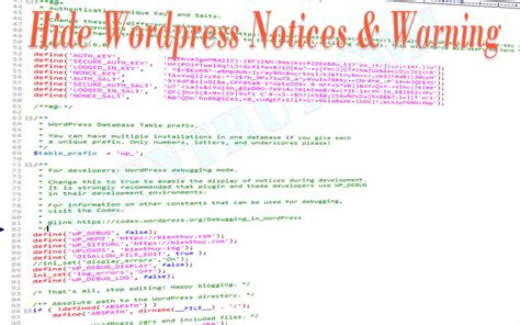 Tắt Thông Báo Lỗi PHP Bảo Mật WordPress Fix Lỗi Trắng Trang Biên Thùy
