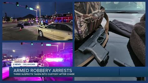 3 Arrested Accused Of Leading Tulsa Police On Chase After Armed Robbery