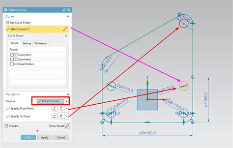 Move Curve In Nx Sketch Cad Tips