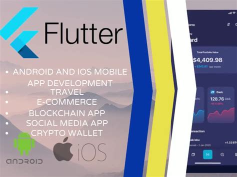 flutter app development for android and ios mobile app crypto wallet app