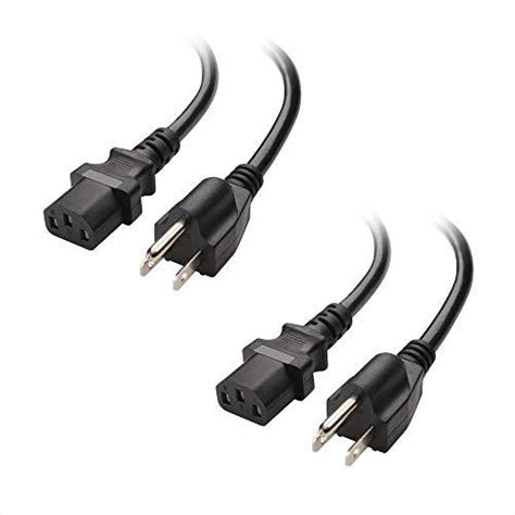 Cable Matters Pack Awg Heavy Duty Prong Computer Monitor In South